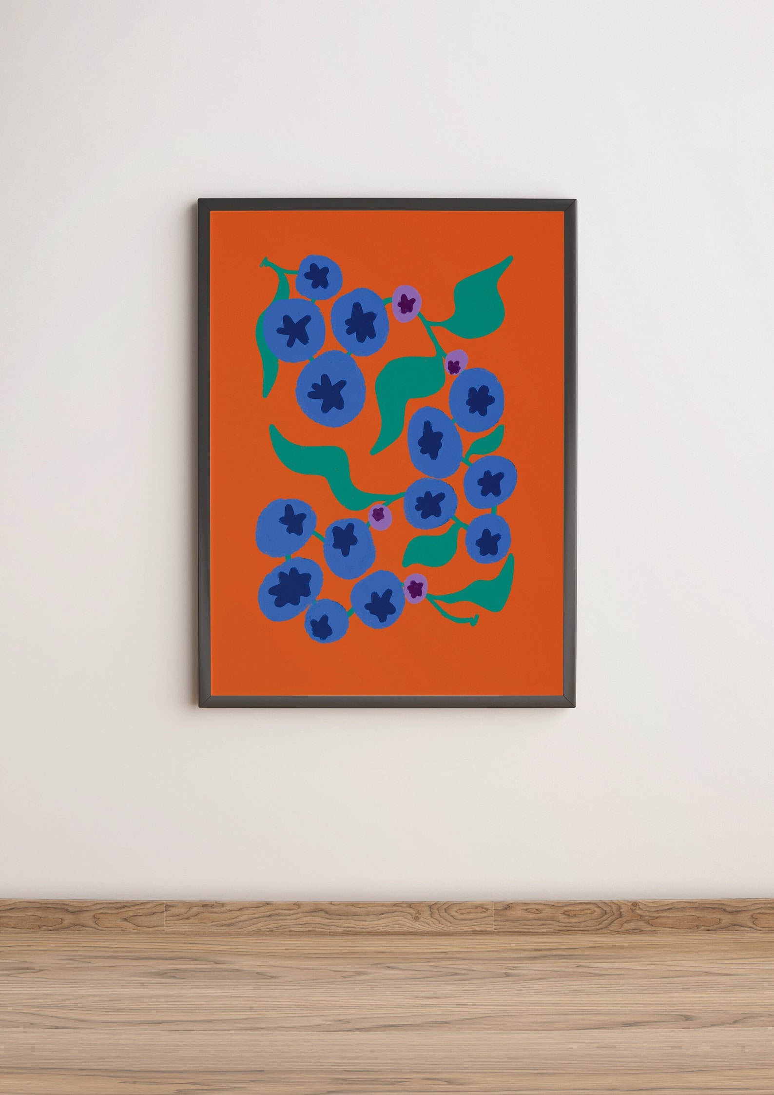 Blueberry Art Print, Food Prints, Kitchen Wall Art, Kitchen Prints ...