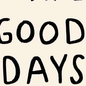 These Are the Good Old Days UNFRAMED Print | Feel-good Art Living Room ...