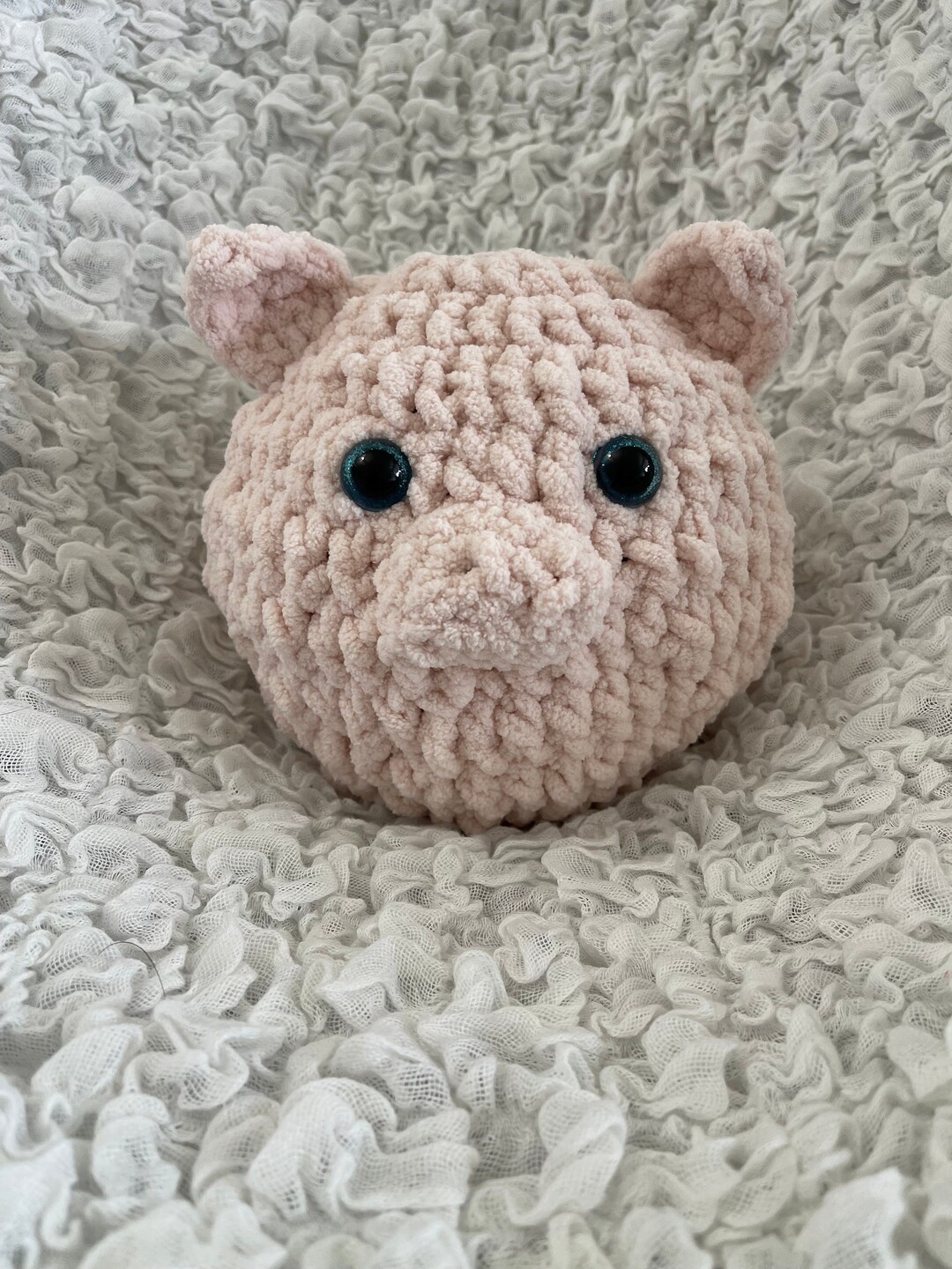 Hand Crocheted Squishy Pig - Etsy