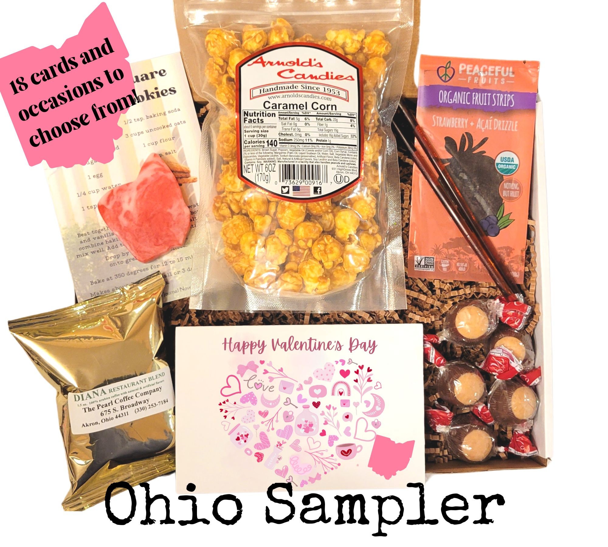 Ohio Gift Box, Gift Basket, Ohio State Gift Box, Birthday, Holiday ...