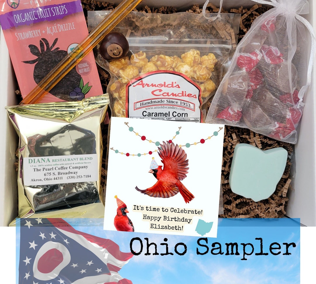 Ohio Gift Box, Gift Basket, Ohio State Gift Box, Birthday, Holiday ...