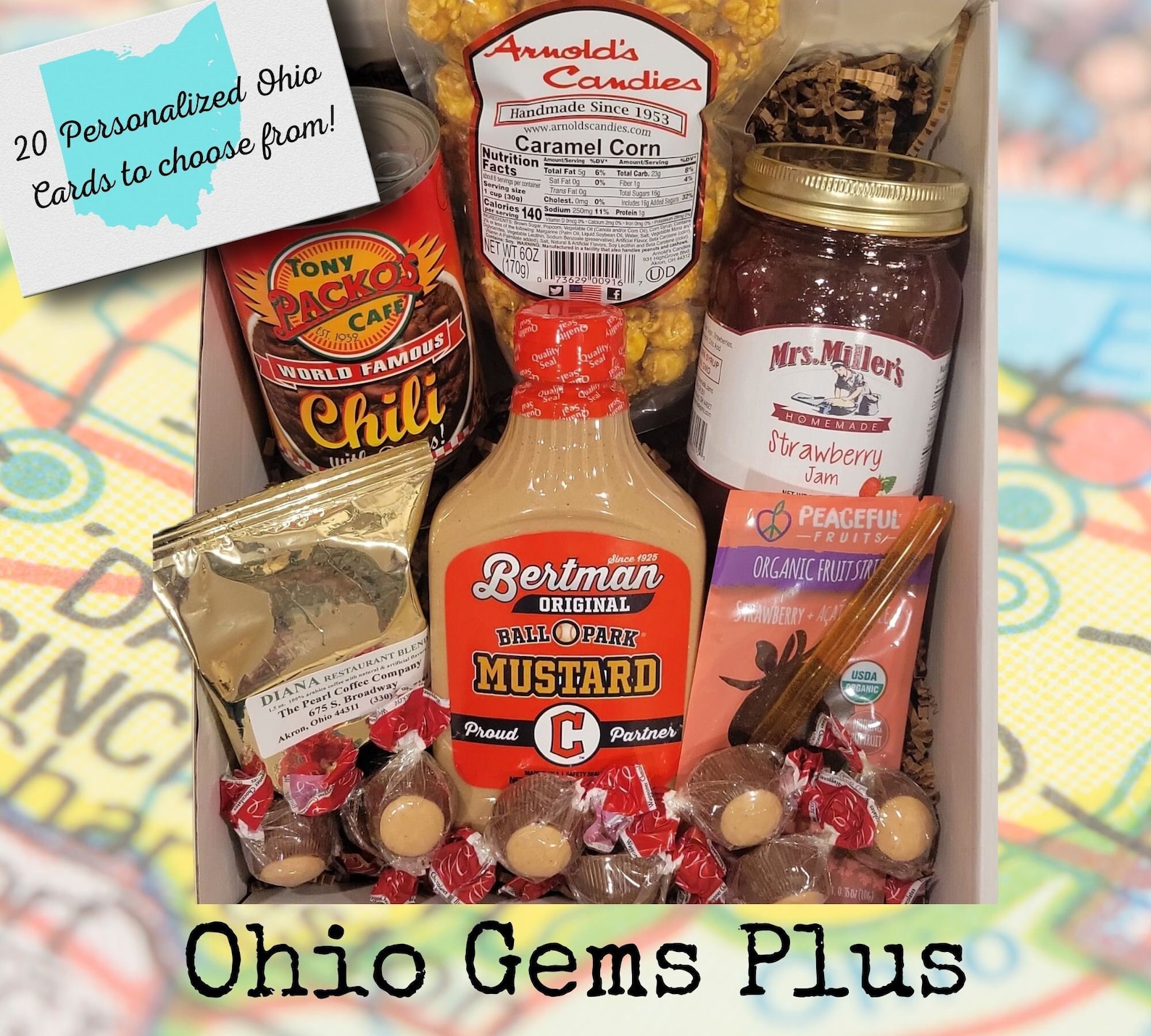 Ohio Gift Box, Gift Basket, Ohio State Gift Box, Birthday, Holiday ...