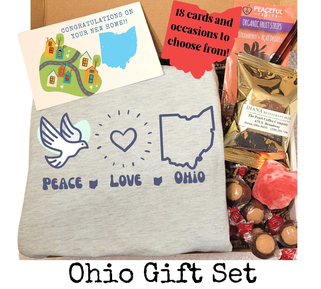 Ohio Gift Box, Gift Basket, Ohio State Gift Box, Birthday, Holiday ...