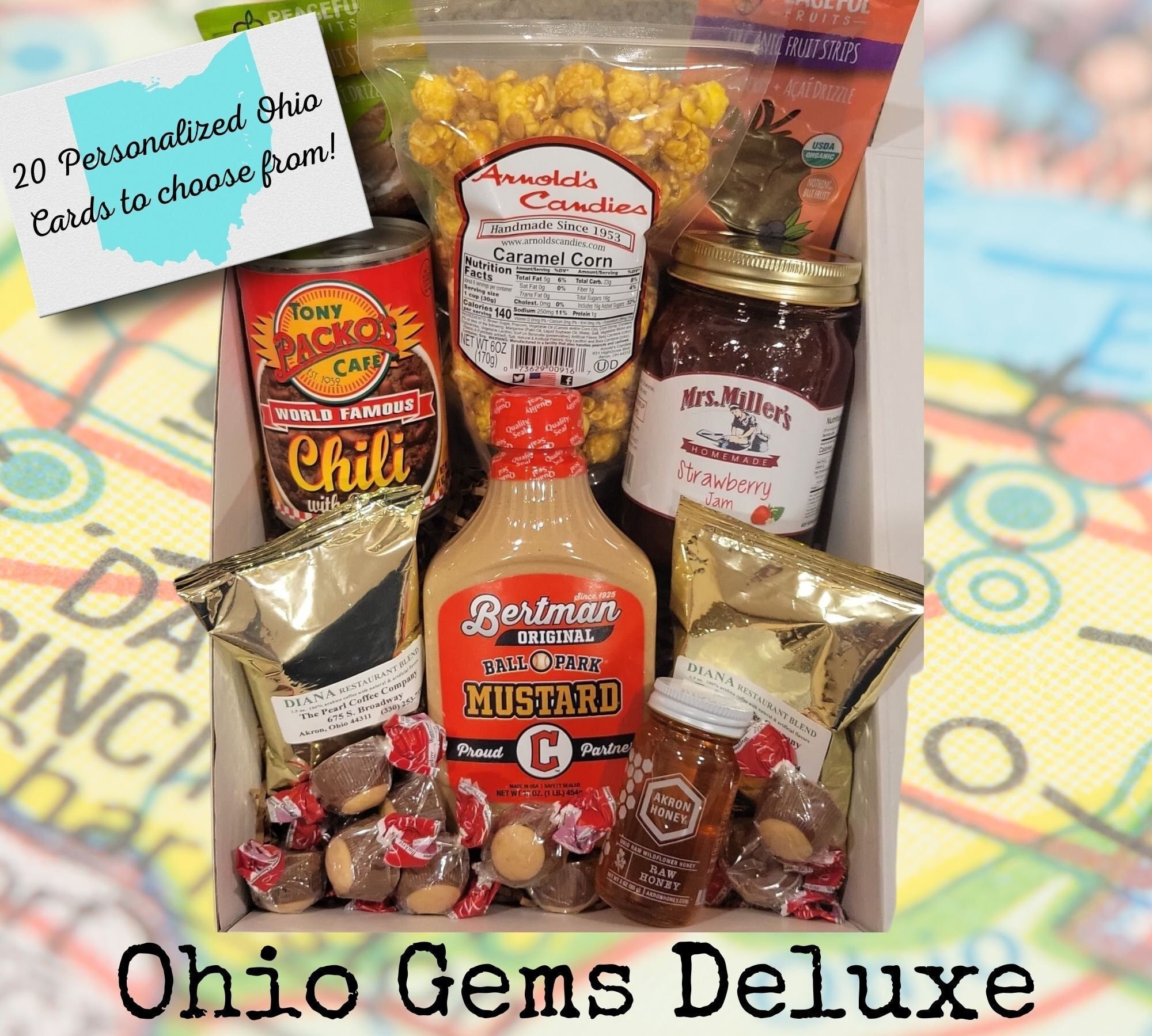 Ohio Gift Box, Gift Basket, Ohio State Gift Box, Birthday, Holiday ...