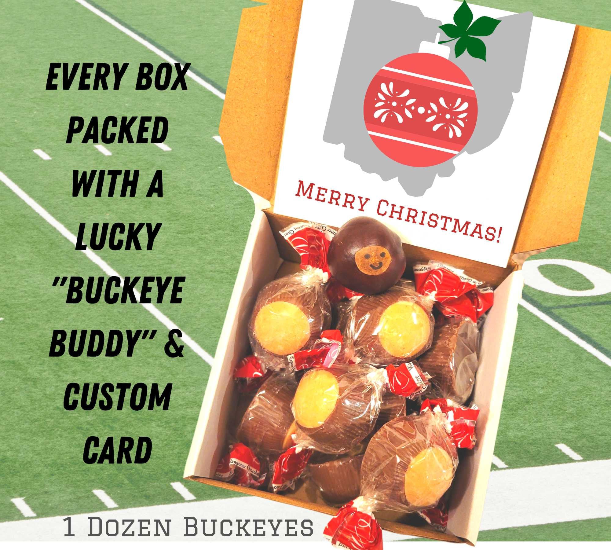 Ohio Valentine's Gift, 1 Dozen Buckeyes, Waggoner's, Free Shipping ...