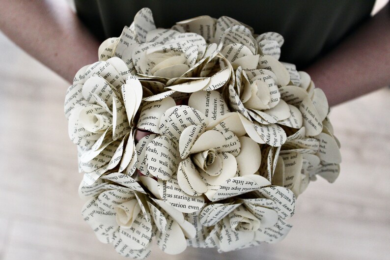 Book Paper Flowers - Etsy