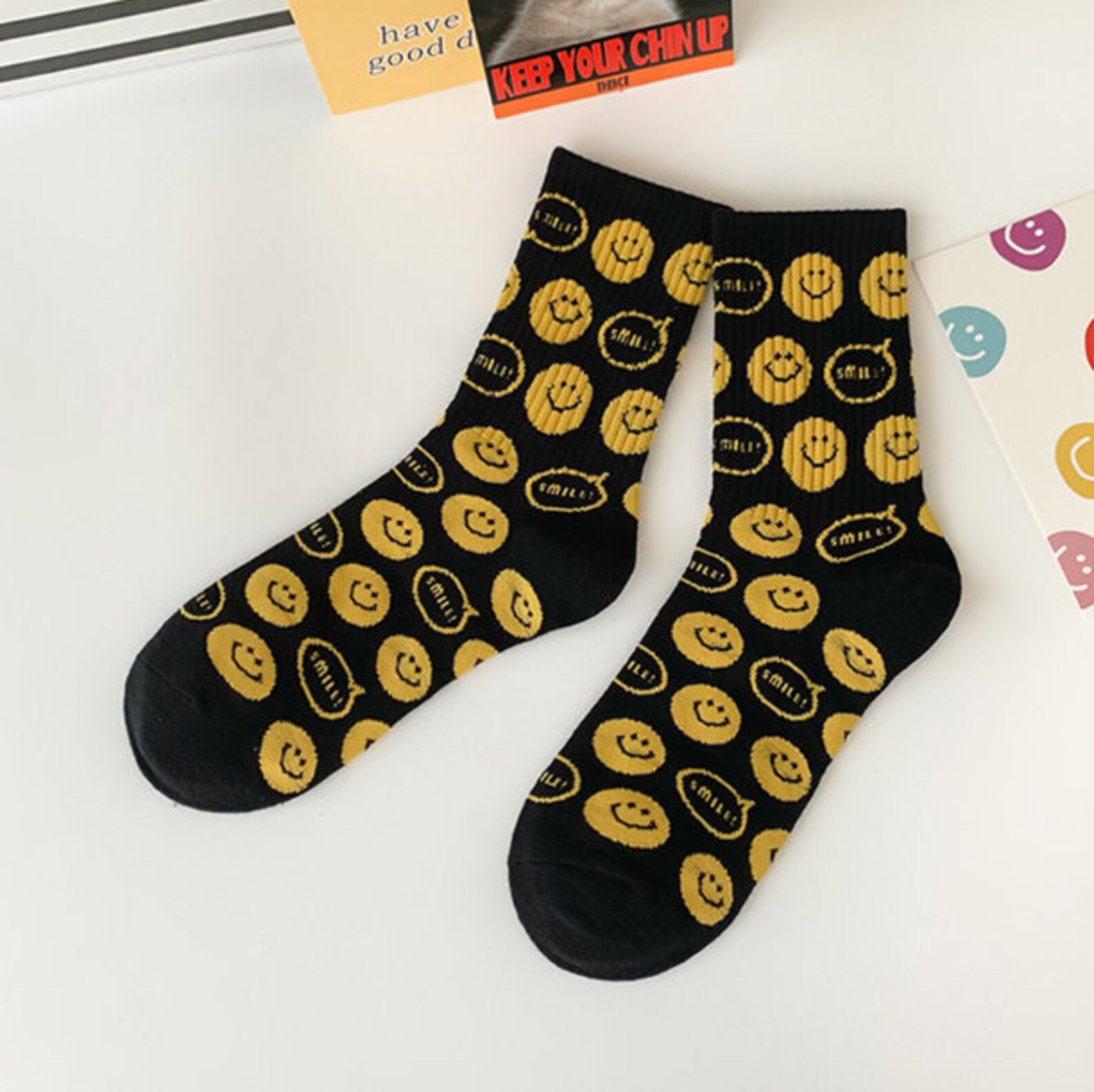 Women's Smiley Face Ankle Socks - Etsy