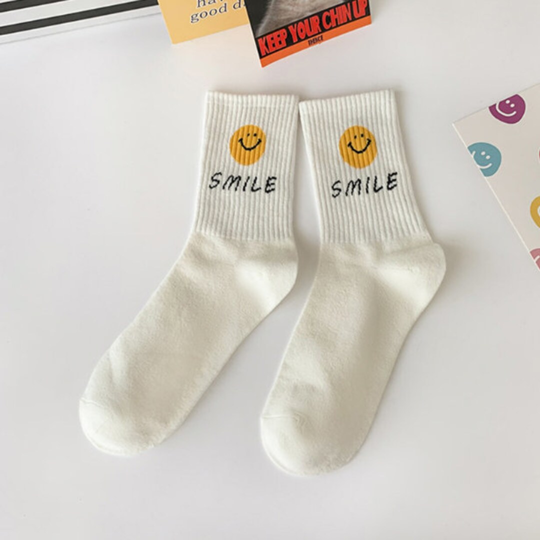 Women's Smiley Face Ankle Socks - Etsy
