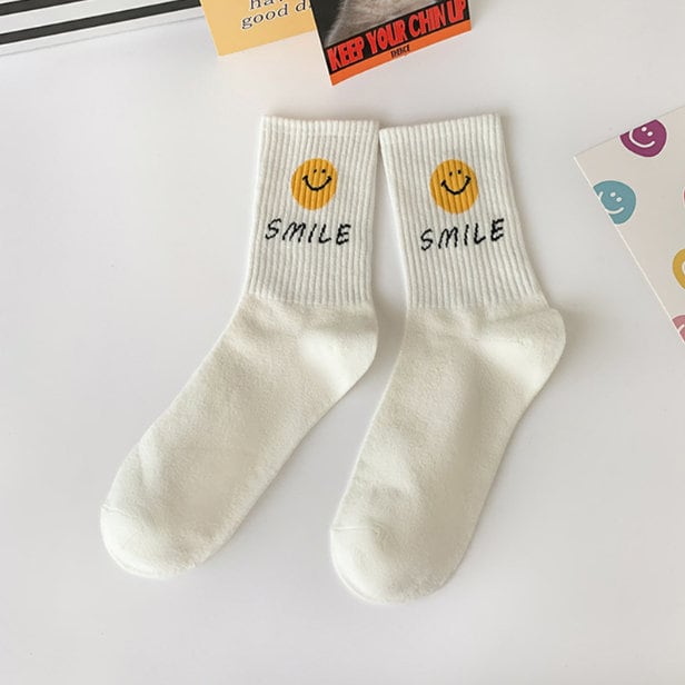 Women's Smiley Face Ankle Socks - Etsy
