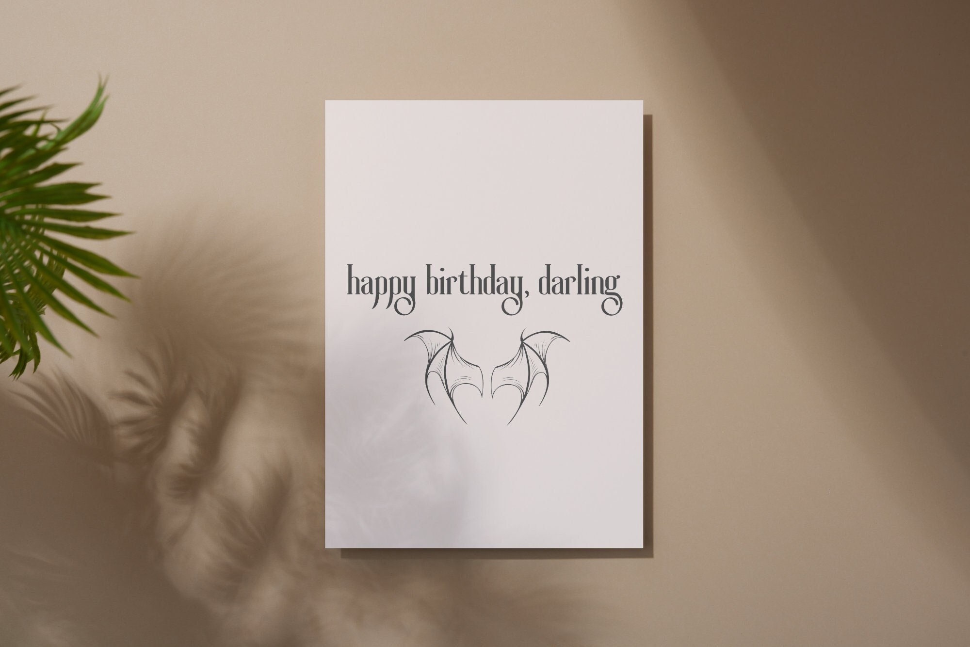 ACOTAR Birthday Card, A Court of Thorns and Roses Card, Printable ...