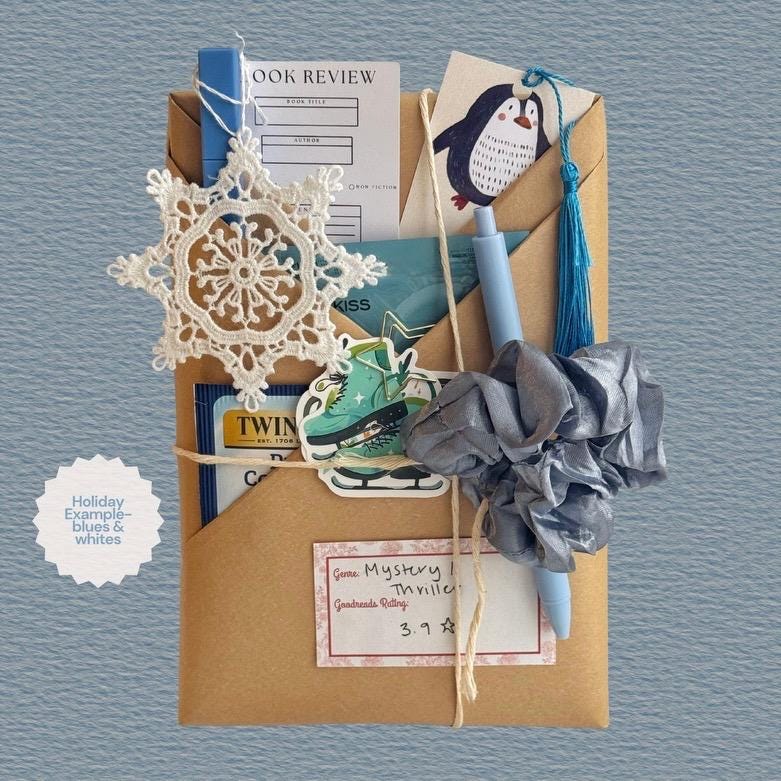 Blind Date With a Book Gift Set Holiday Themed Christmas Book Bundle - Etsy
