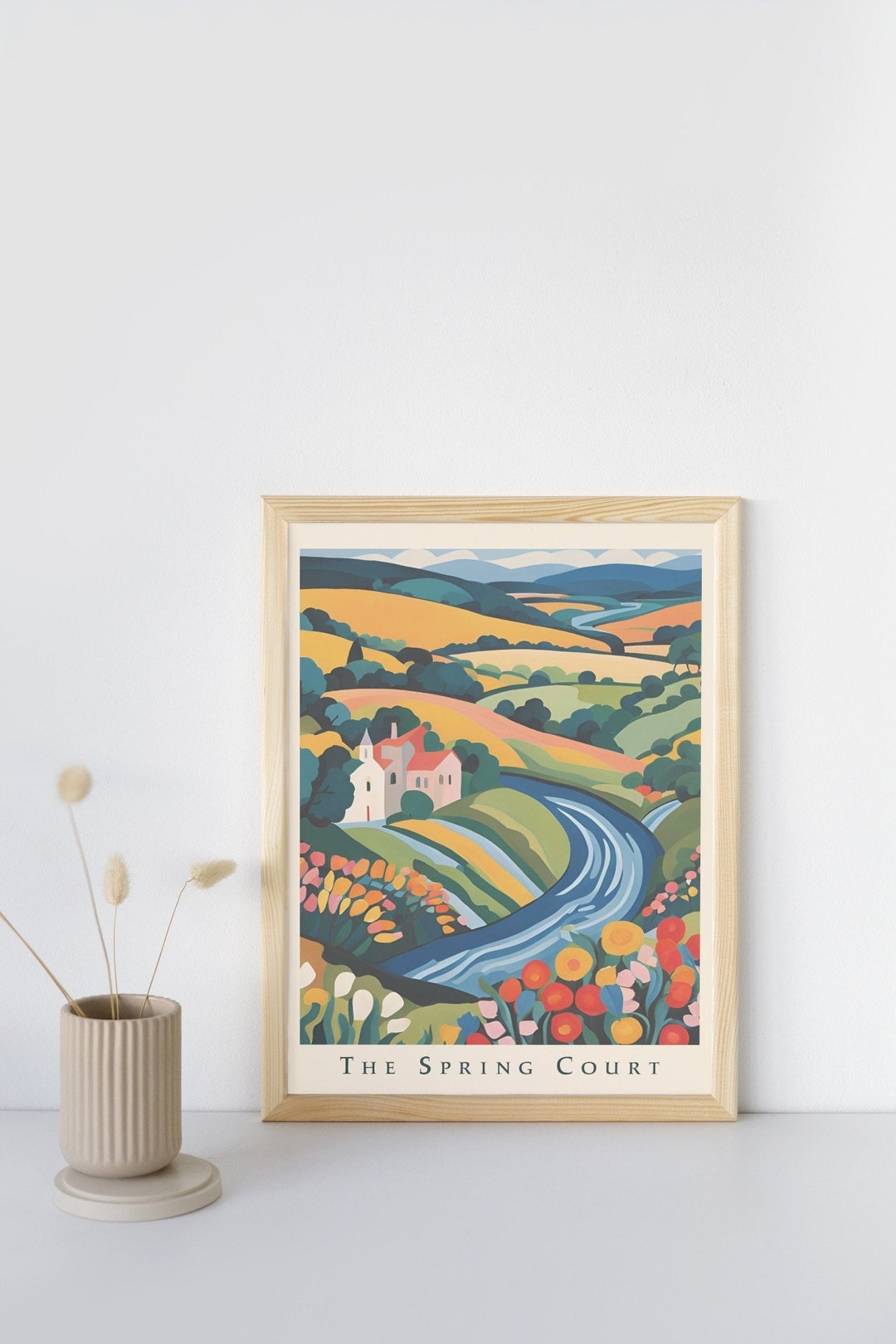 ACOTAR Printable Art, Spring Court Poster, Romantasy Gift, Gift for ...