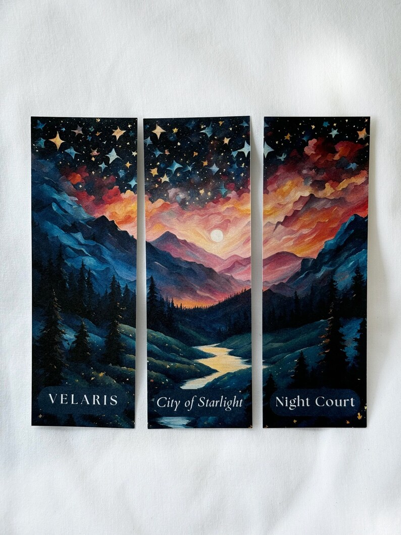 Velaris Bookmarks, Printable ACOTAR Gift, Night Court, City of ...