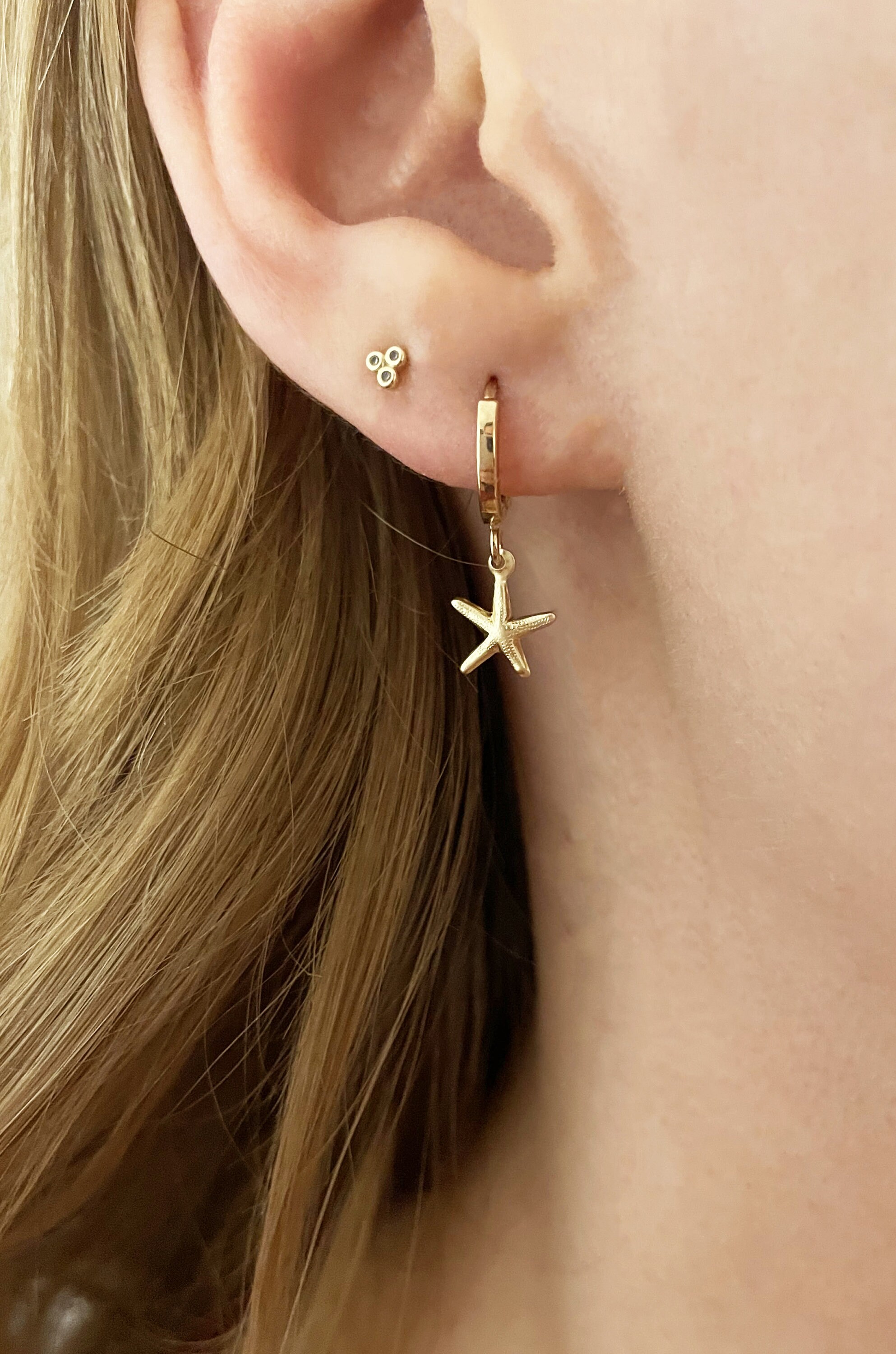 Shellfish Huggies • Gold-plated & Gold-filled - Etsy