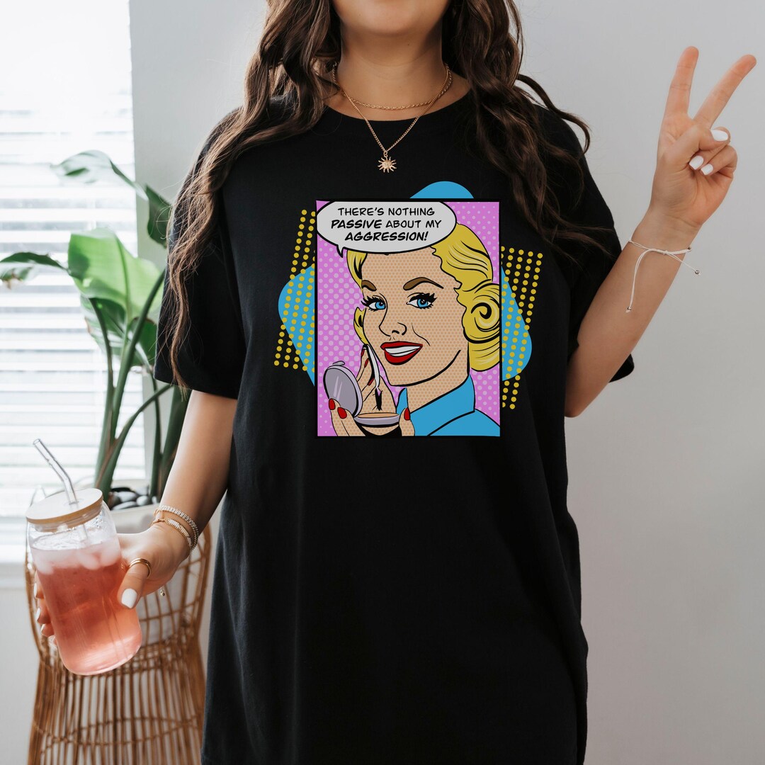 Funny Retro Shirt, Funny Retro Style Comic T-shirt, Pop Art Shirt ...