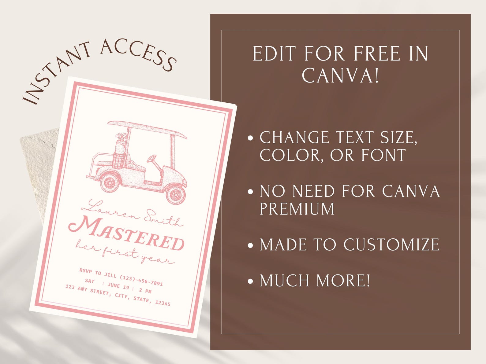 Golf Masters First Birthday Party | Girls Golf Birthday Party | First ...