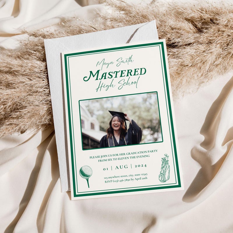 Golf Masters Graduation - Etsy