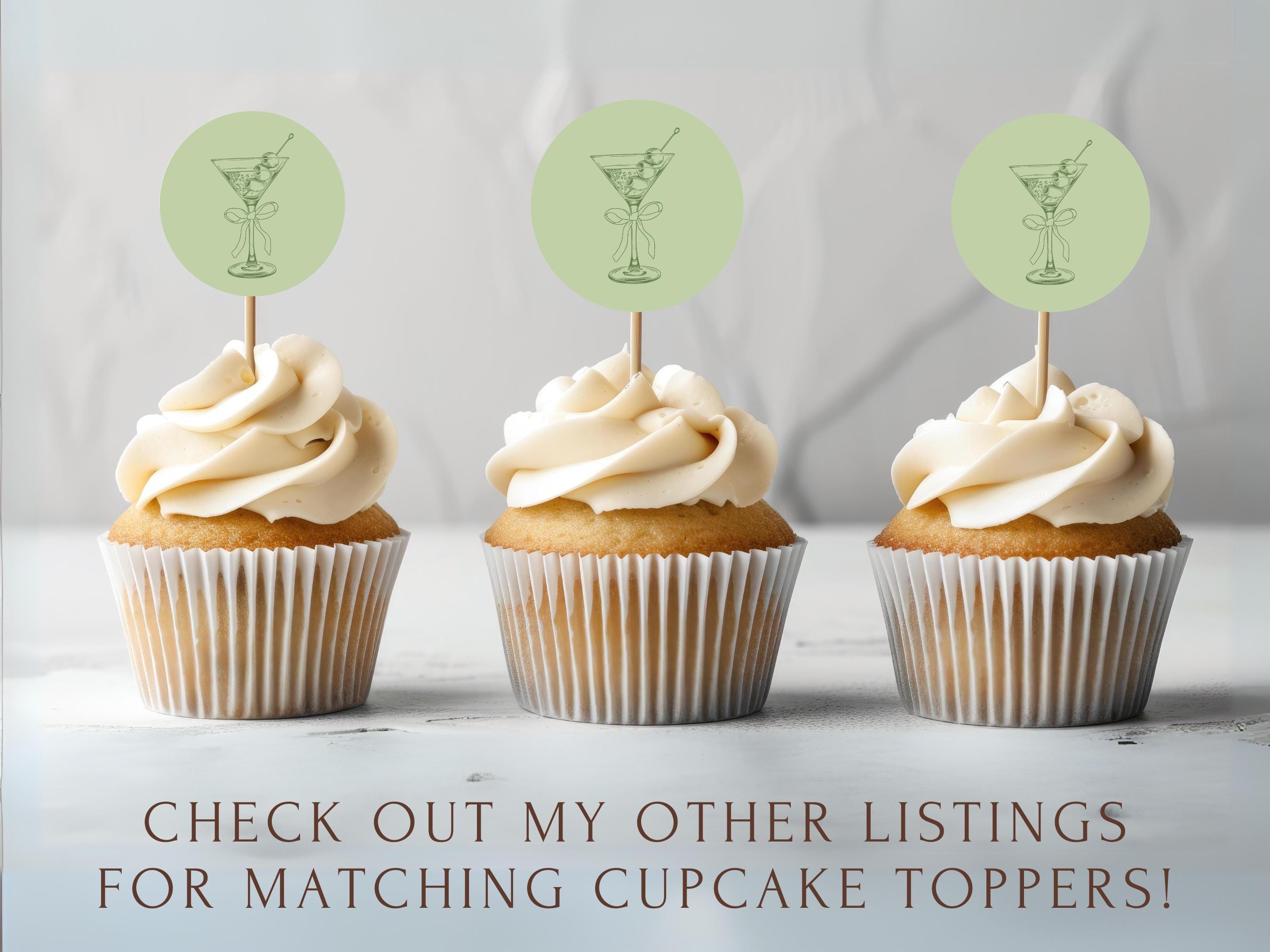 Martini Themed Birthday Banner | A Tini Bit Older | Coquette Birthday ...