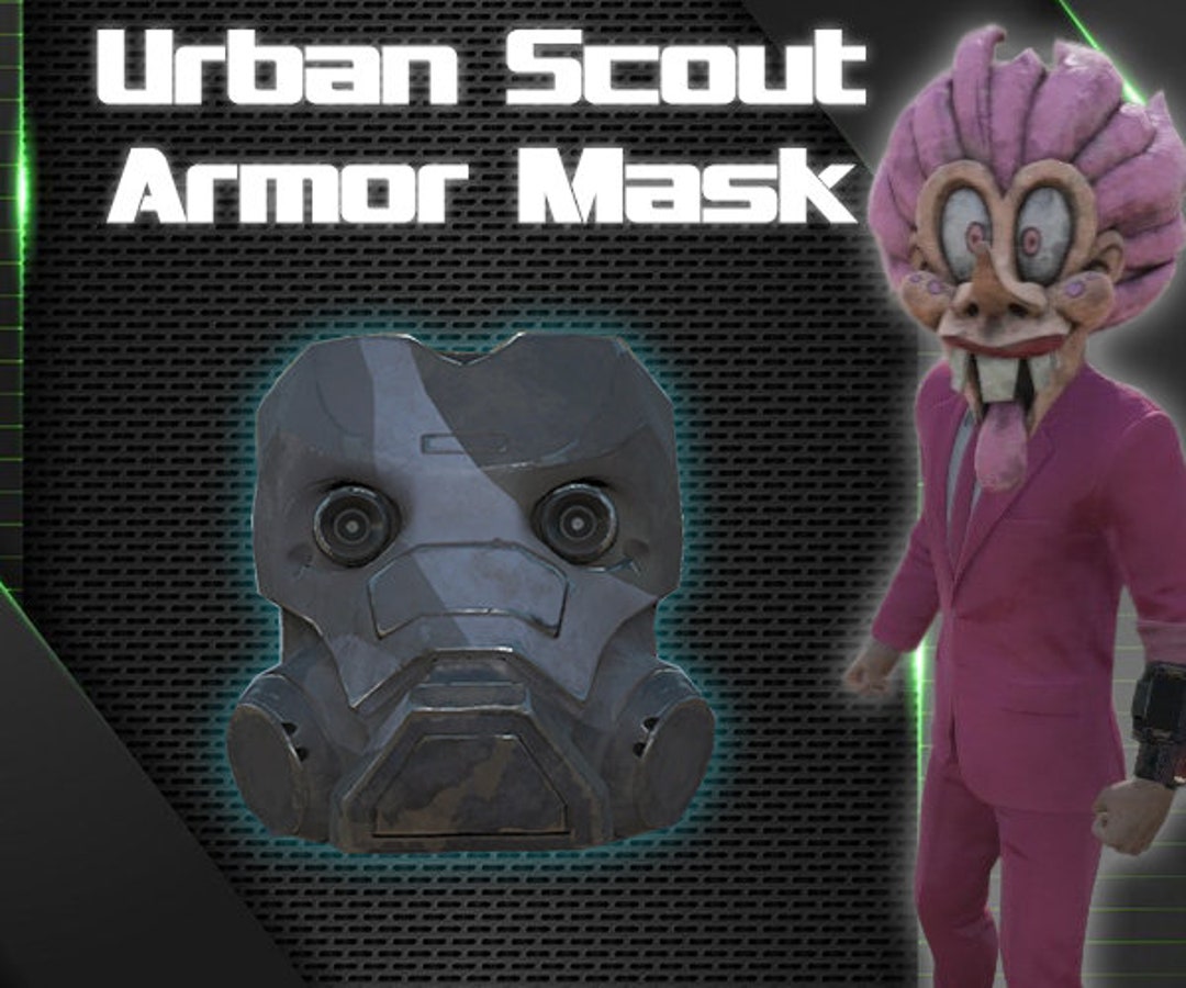 Fallout 76 PC Urban Scout Armor Mask rare - Etsy