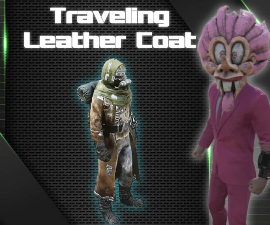 Fallout 76 PC Traveling Leather Coat - Etsy