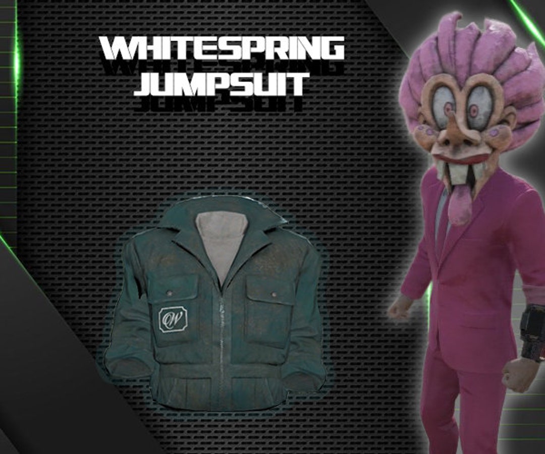 Fallout 76 PC Whitespring Jumpsuit Outfit - Etsy