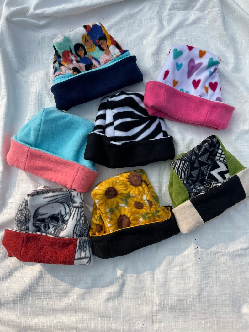 Retro Style Four Point Hat (hearts) - Etsy