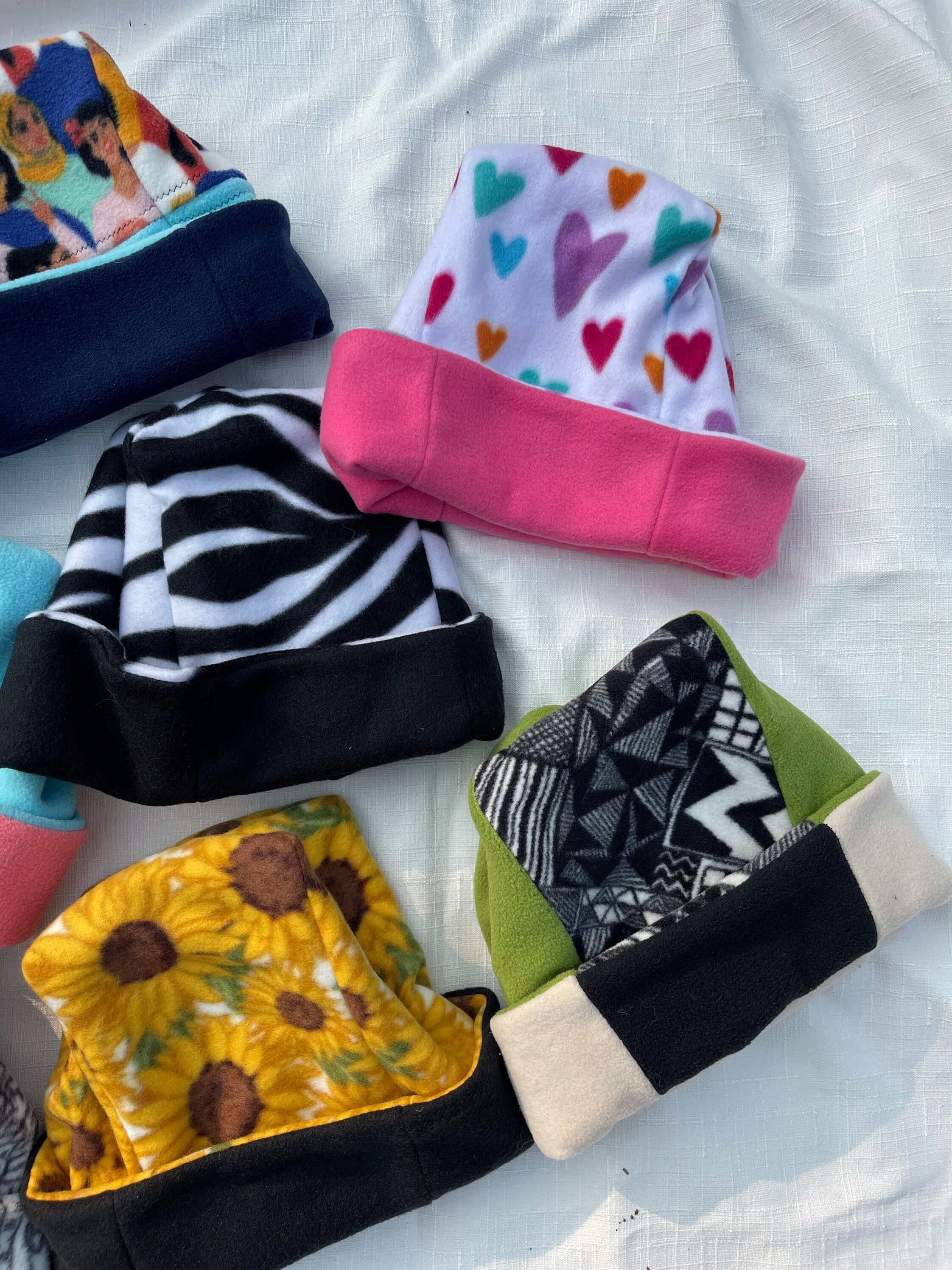 Retro Style Four Point Hat (hearts) - Etsy