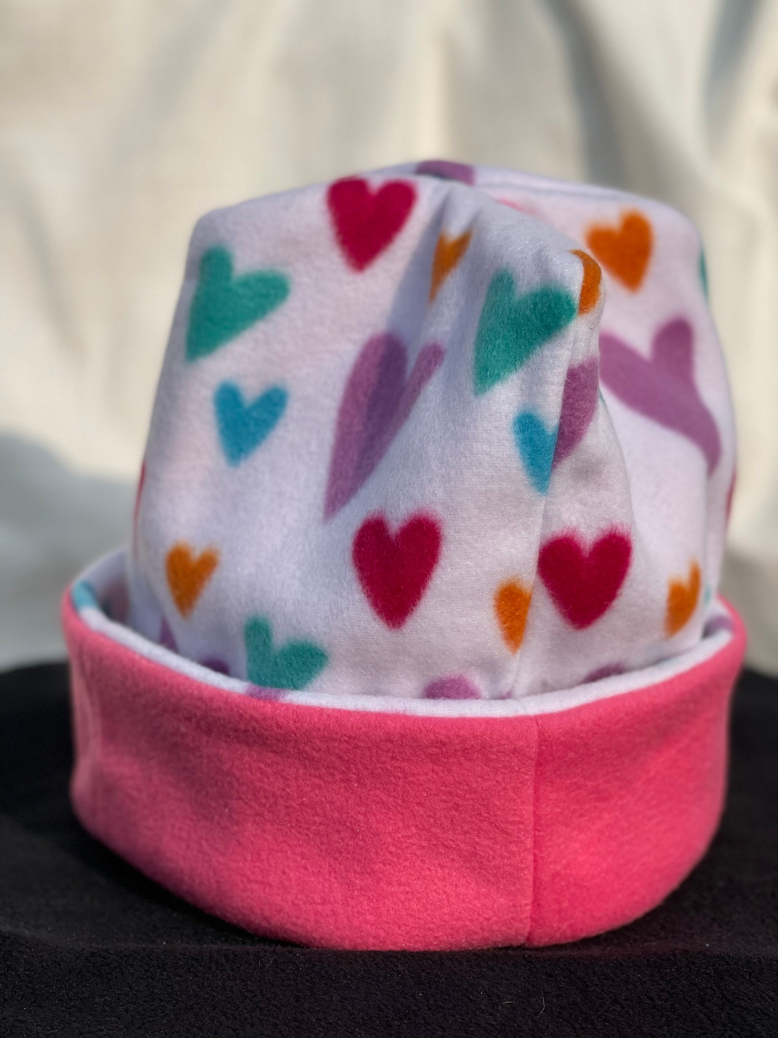 Retro Style Four Point Hat (hearts) - Etsy