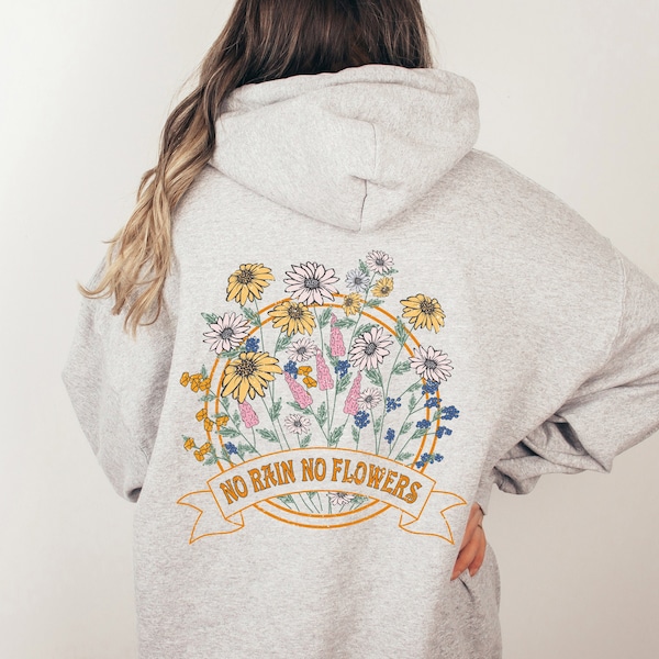 Flower Hoodie - Etsy