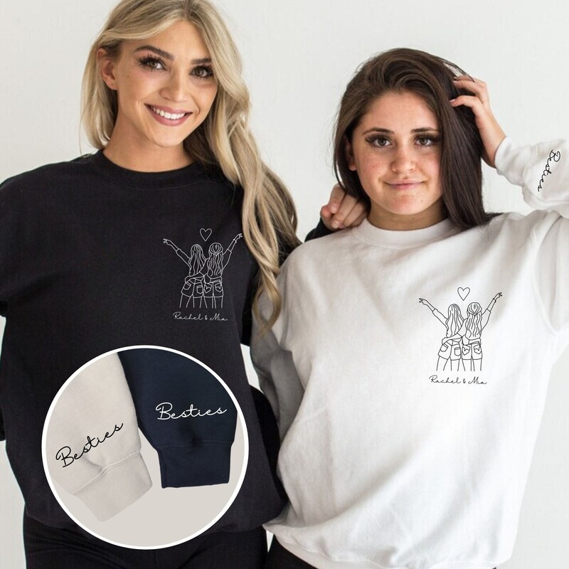 Best Friends Hoodies - Etsy