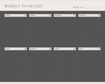 Digital Weekly Planner 2022 2023 Goodnotes Planner Daily - Etsy