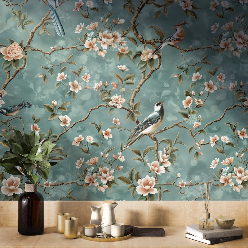 Chinoiserie Vinyl - Etsy