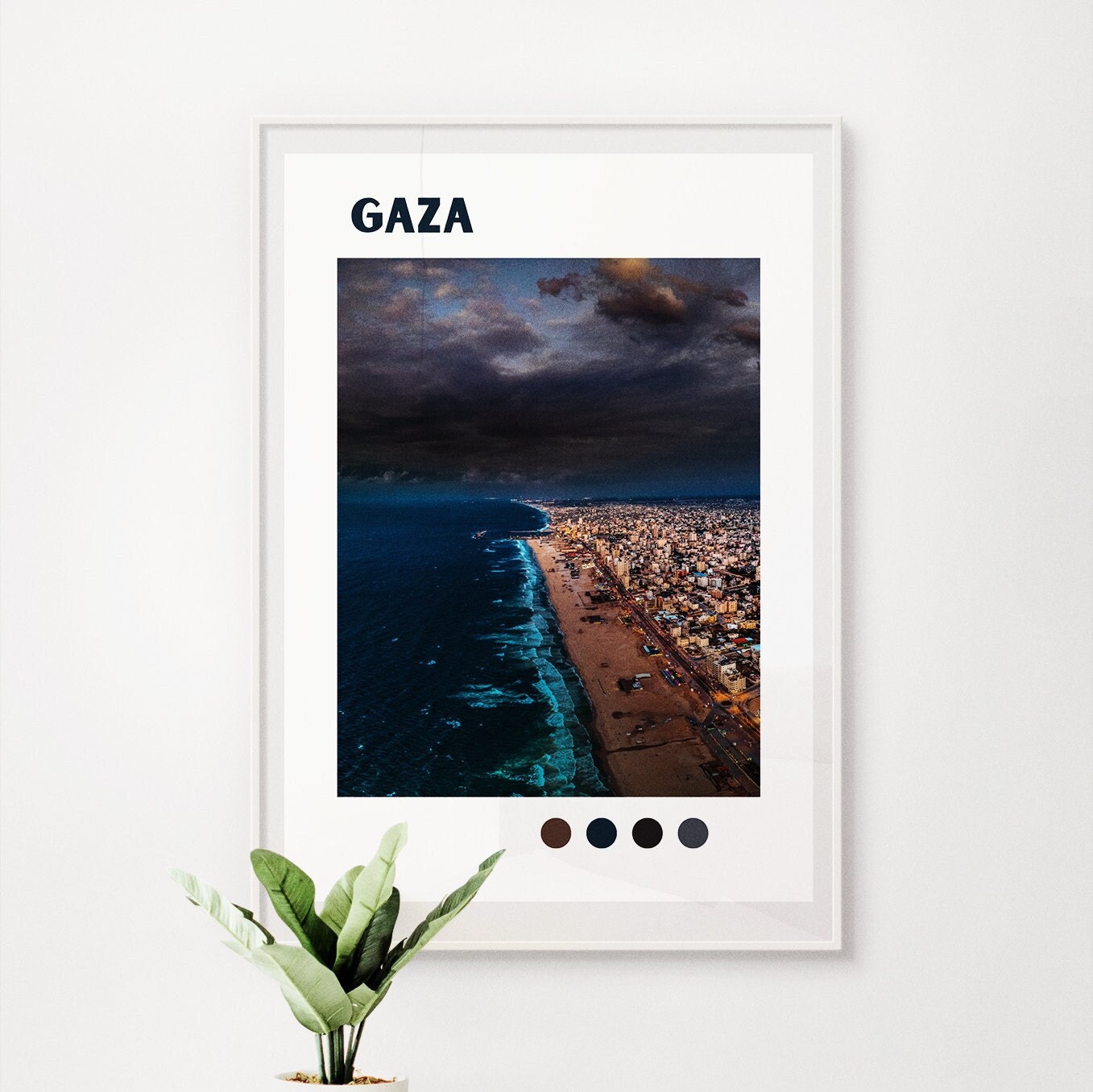 Gaza in the Evening Poster - Printable Poster - Digital Download ...