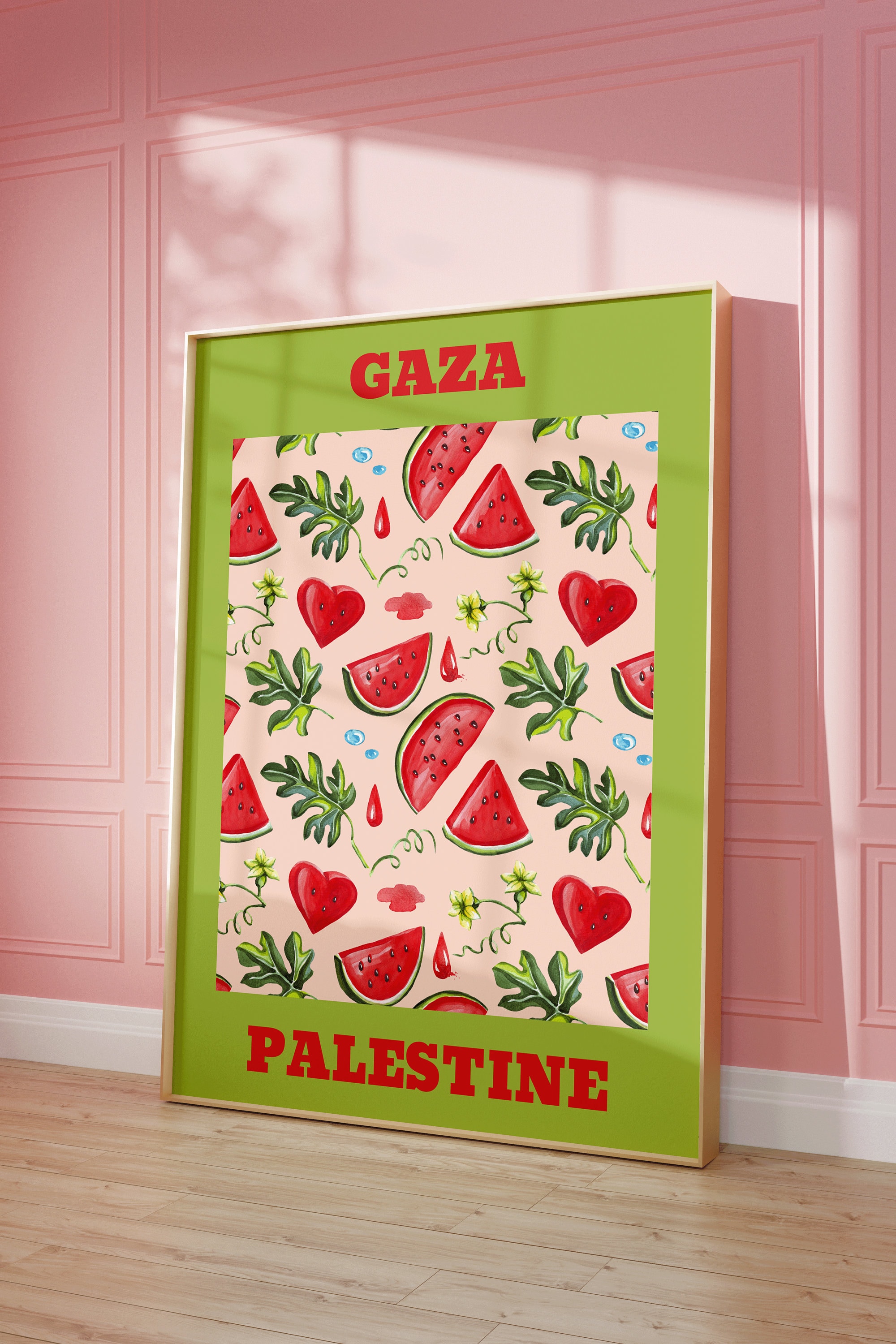 Gaza Palestine Poster - Printable Art - Digital Download - Downloadable ...
