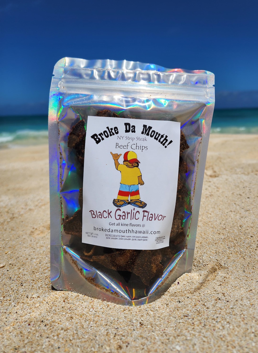 Black Garlic Beef Jerky Chips. Thin & Crispy. Eats Like a Potato Chip ...