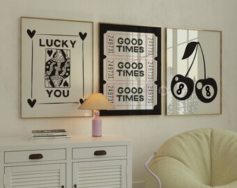 Funky Disco Ball Postertrendy Wall Art Black and White - Etsy