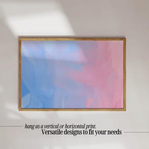 Pink and Blue Wall Art Prints Set of 8 Trendy Prints Pink Wall Art ...