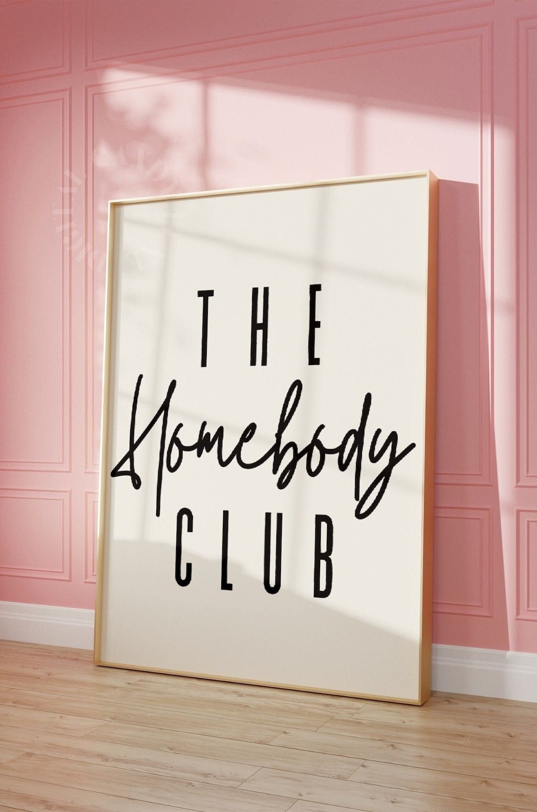 The Homebody Club Print Trendy Wall Art Retro Print Trendy Printable ...