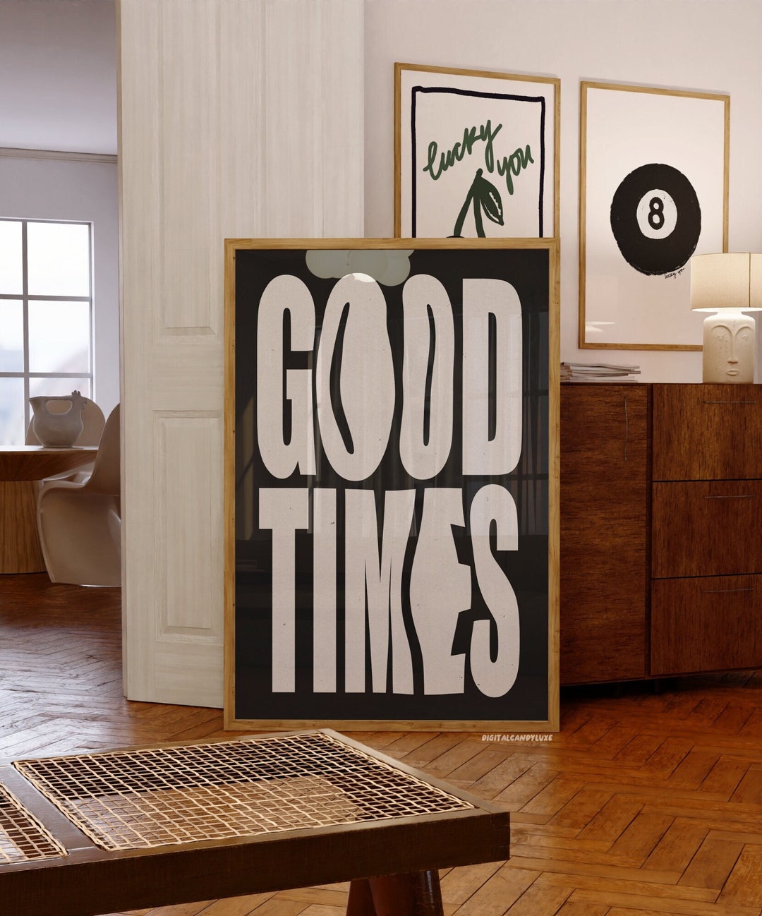 Good Times Poster Trendy Wall Art Prints Aesthetic Decor Apartment ...