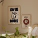 Okie Doke Poster Retro Wall Art Prints and Posters Funky Wall Decor ...