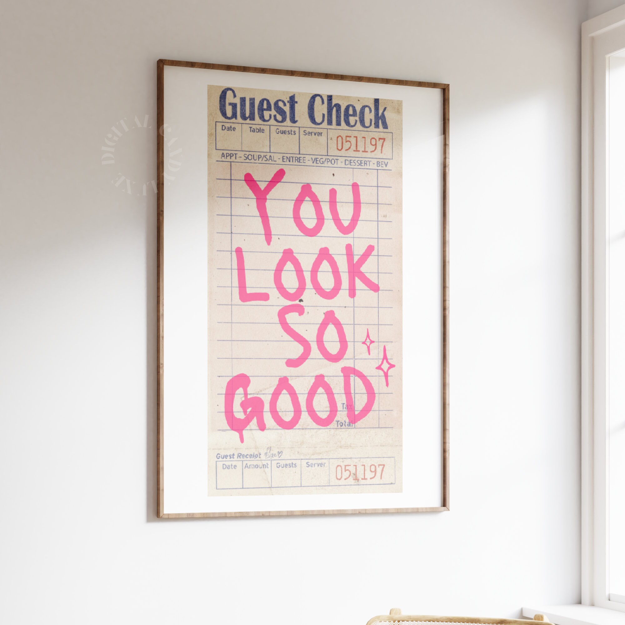 Guest Check Poster sold by CarolinMurphy | SKU 42289976 | Printerval