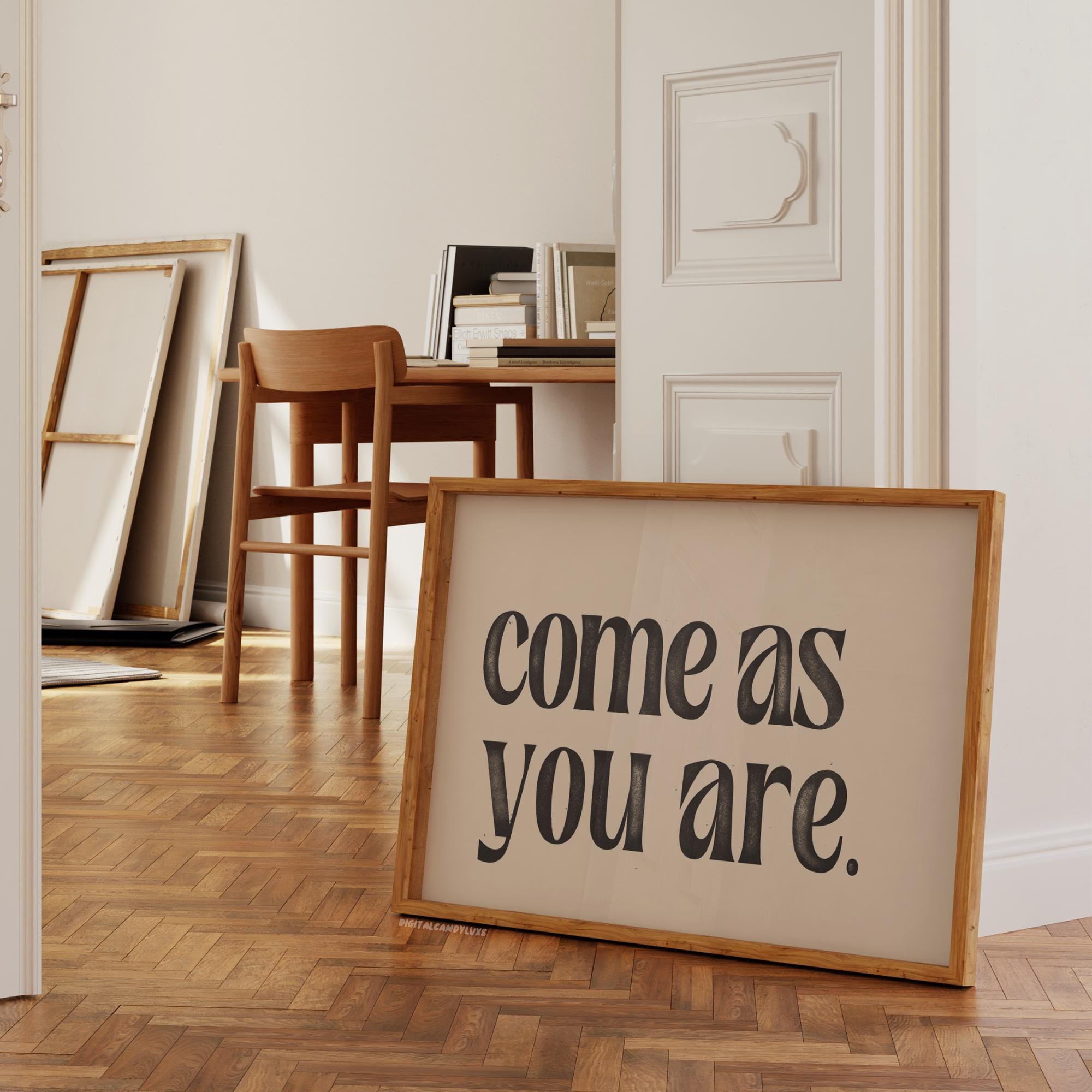 Vintage Wall Art Prints Come as You Are Poster Landscape Horizontal ...