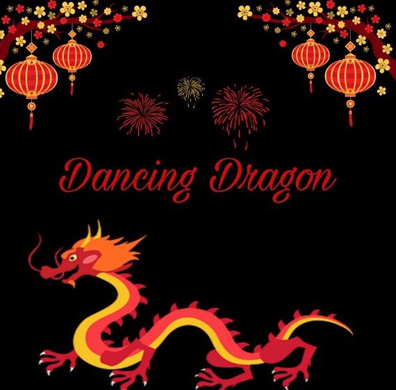 Fly Dancing Dragon Printable Postcard PNG. Please Message - Etsy