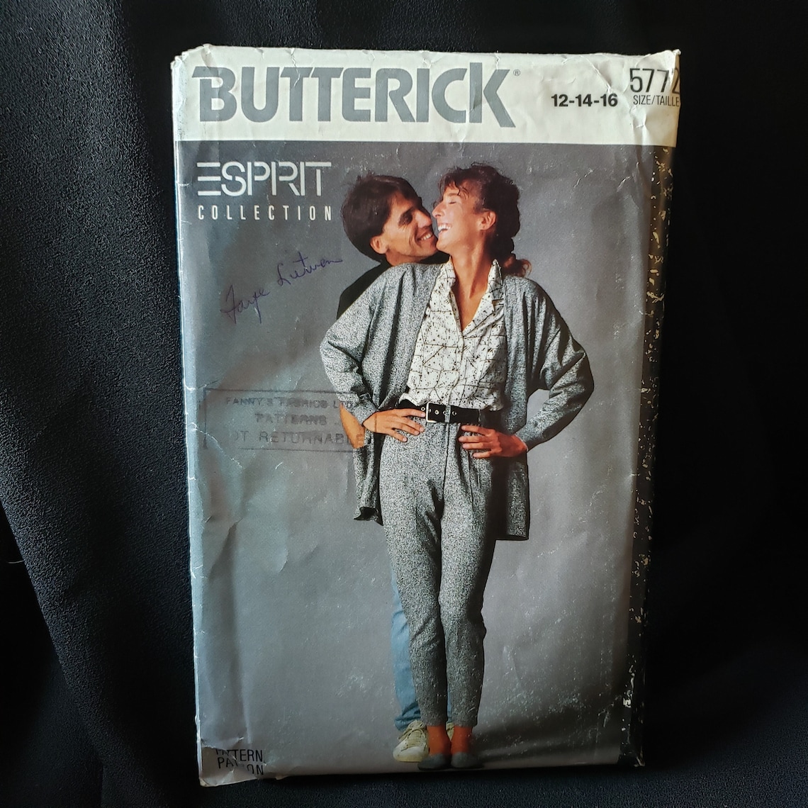 Butterick 5772 Sewing Pattern for Esprit Collections, Knit Jacket ...