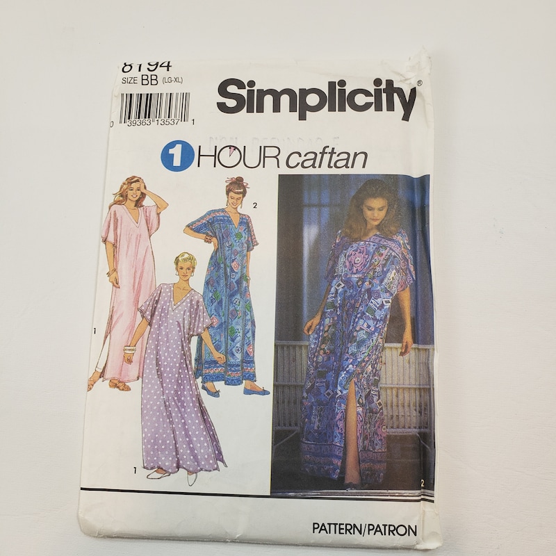 Easy Caftan Pattern - Etsy