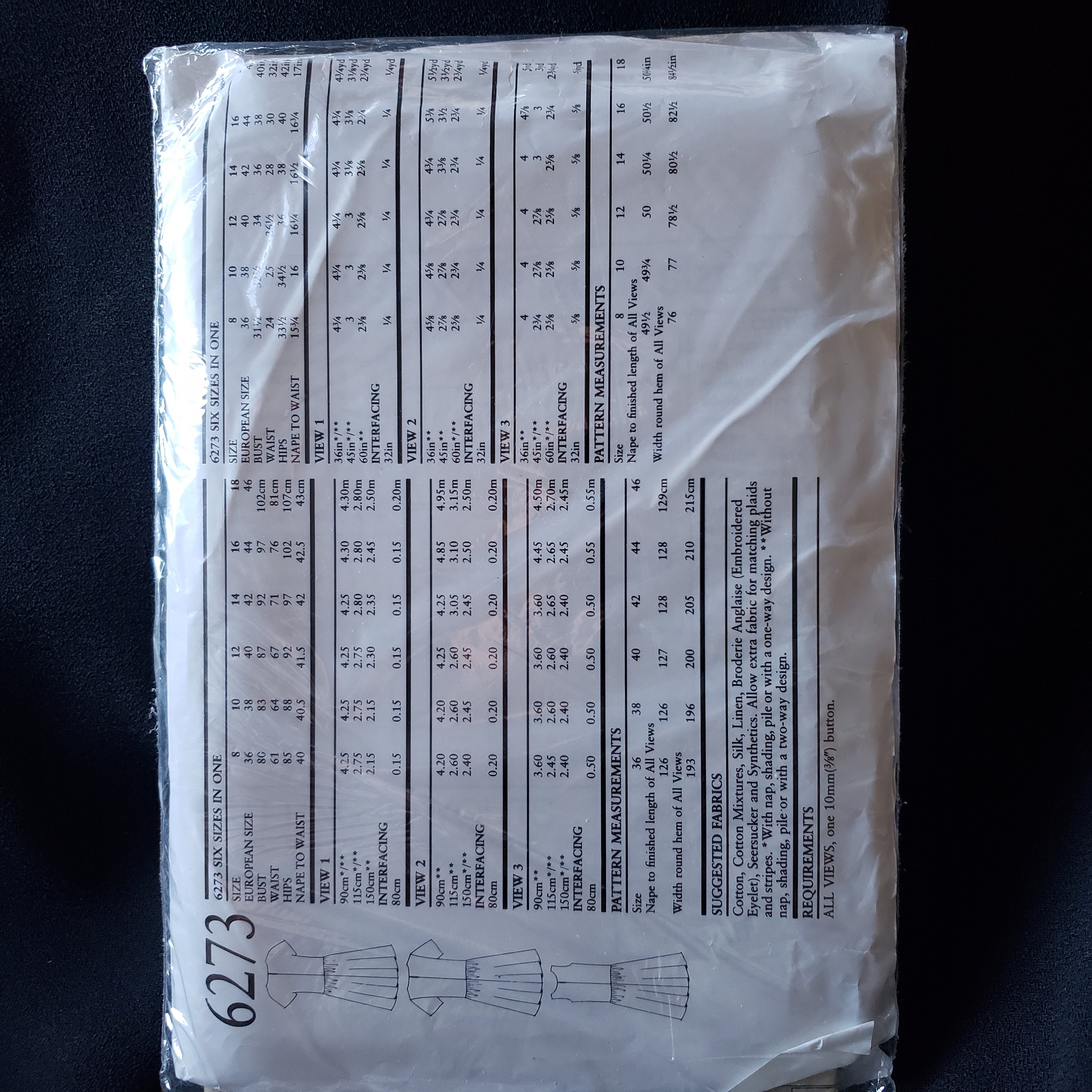 New Look 6273 Vintage Sewing Pattern for Dropped Waist, Pullover Dress ...