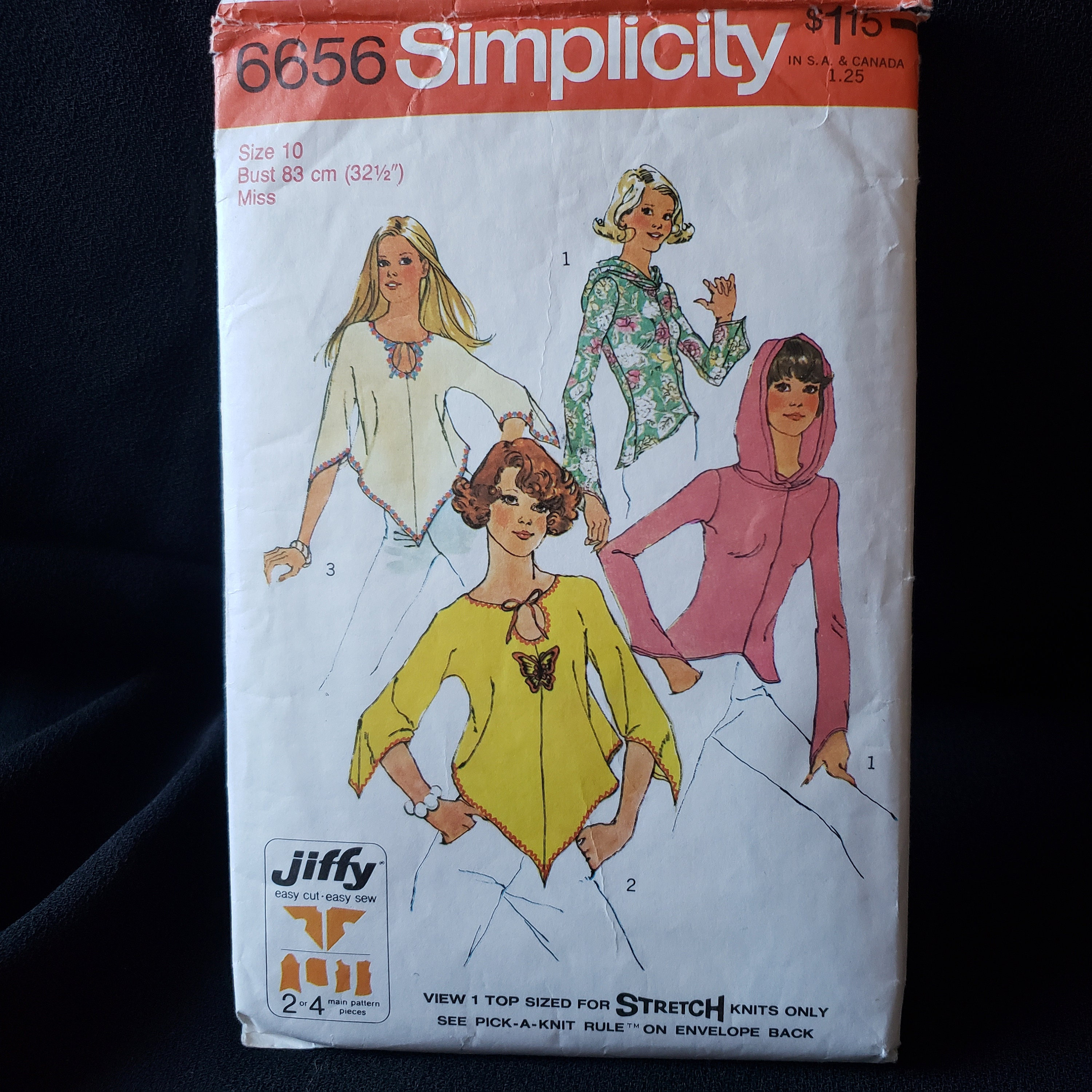 Simplicity 6656 Sewing Pattern for Simple to Sew Junior/miss Jiffy ...