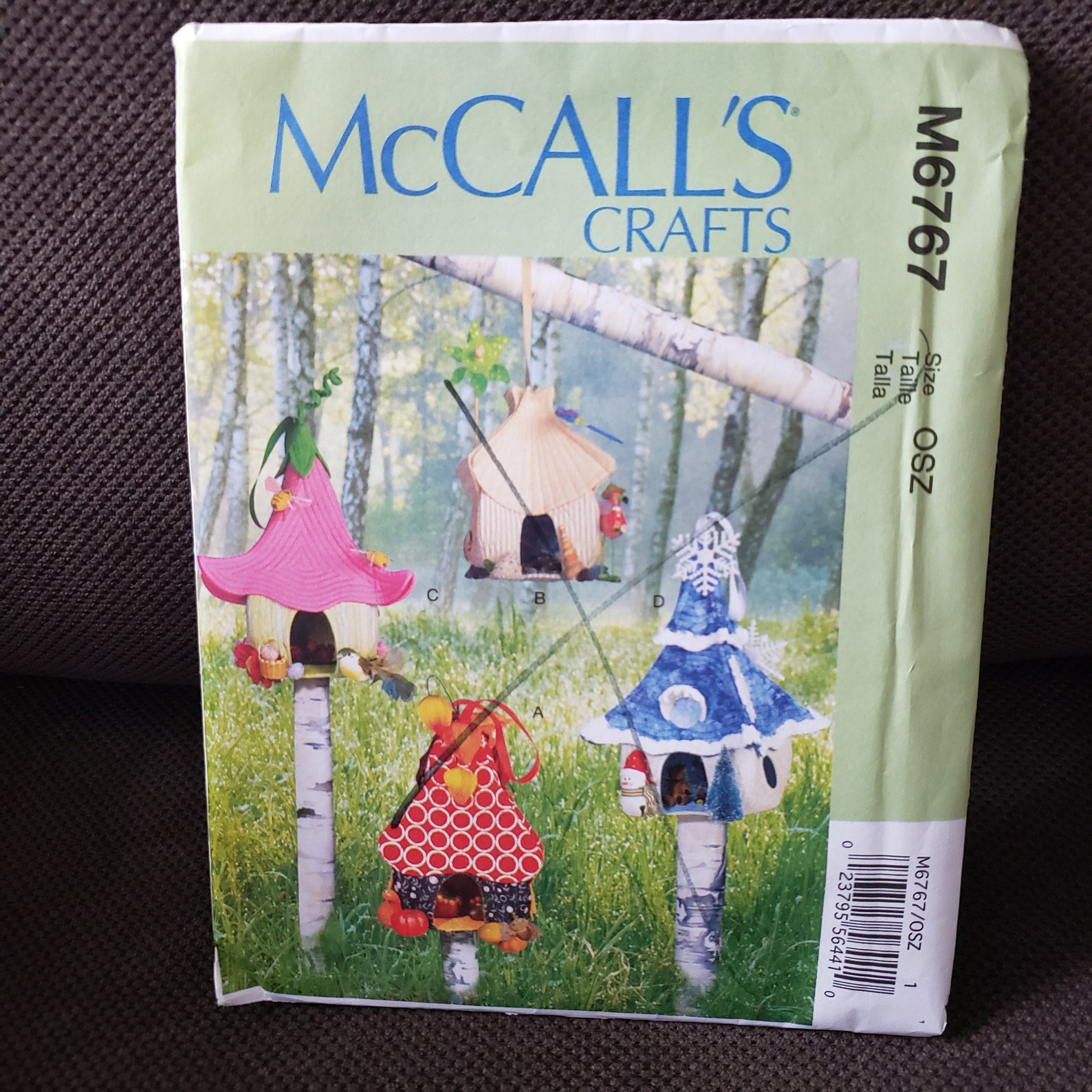 Mccall's Crafts 6767 Sewing Pattern for Fairy Houses - Be Creative With ...