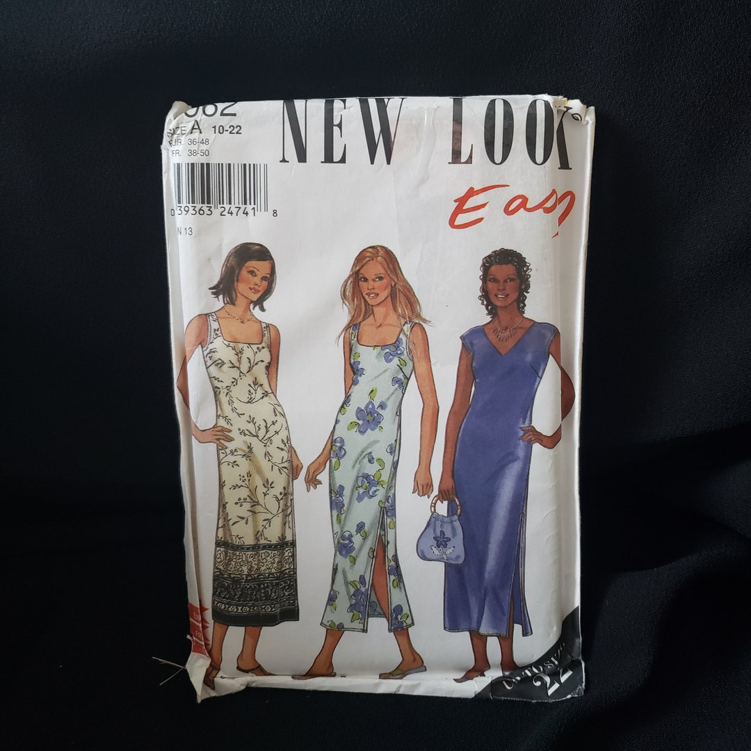 New Look 6062 Easy Sewing Pattern for Summer Dress Variations UNCUT FF ...