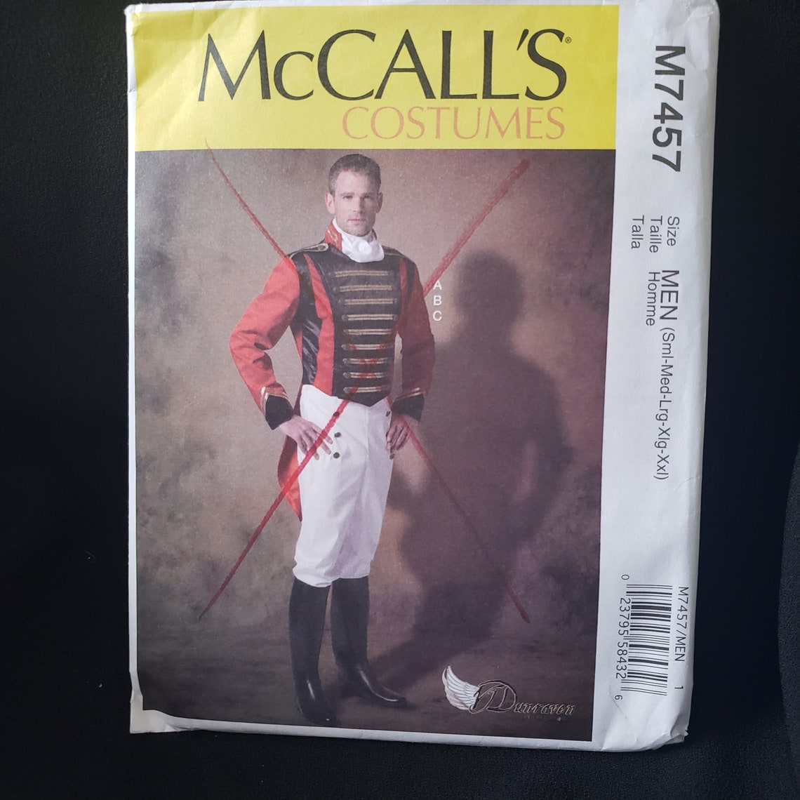 Mccall's 7457 Men's Costume Sewing Pattern for Civil - Etsy